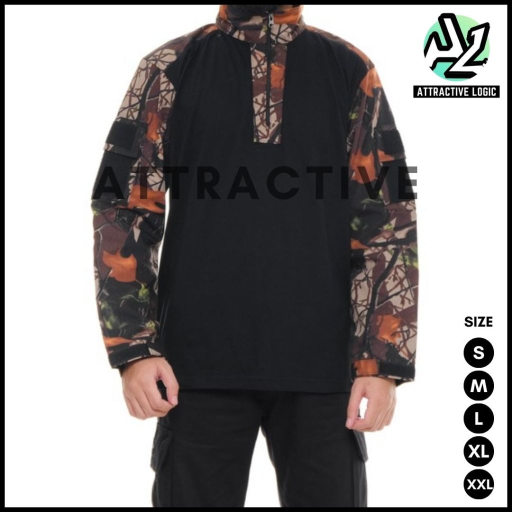 Jual KAOS BDU LORENG PERBAKIN LENGAN PANJANG TACTICAL COMBAT KOMBINASI RIPSTOP LORENG ...