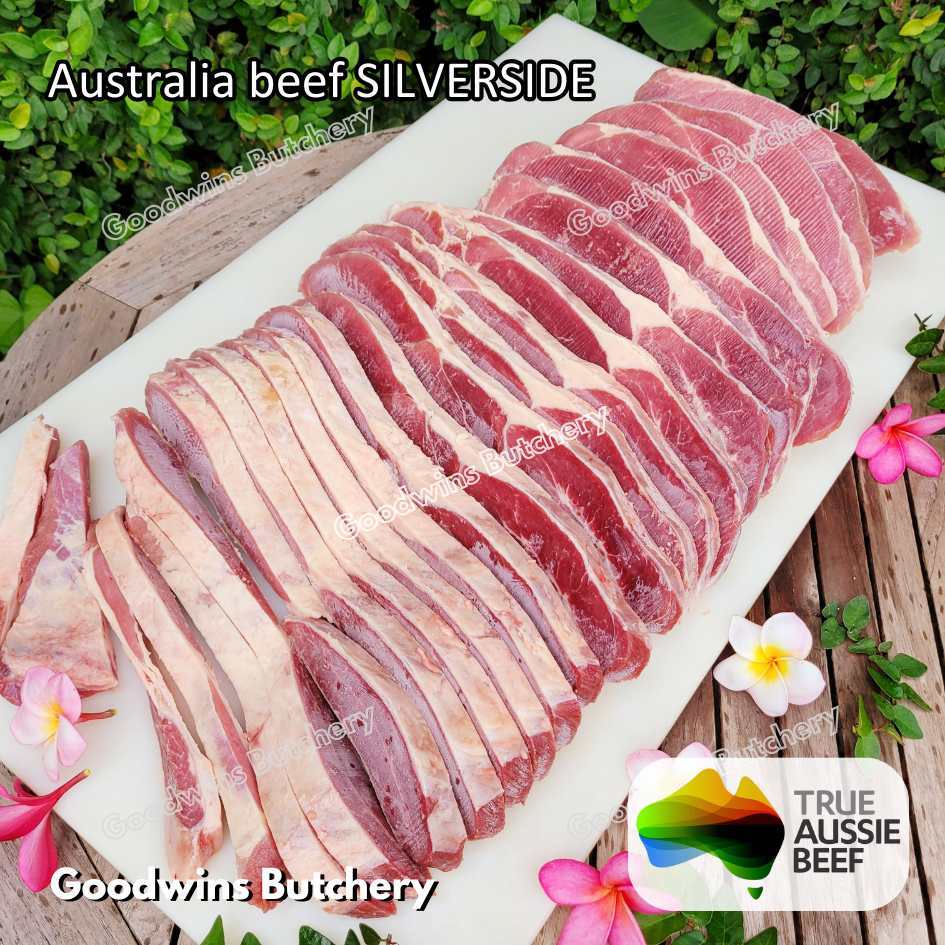 Jual Beef SILVERSIDE daging DENDENG empal jerky cuts 1.5cm frozen ...