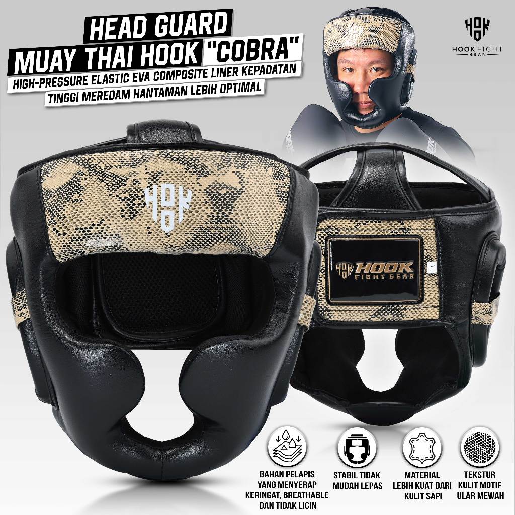 Jual HEAD GUARD TRAINING HOOK FIGHT GEAR, HEAD GUARD MUAY THAI, HEAD ...