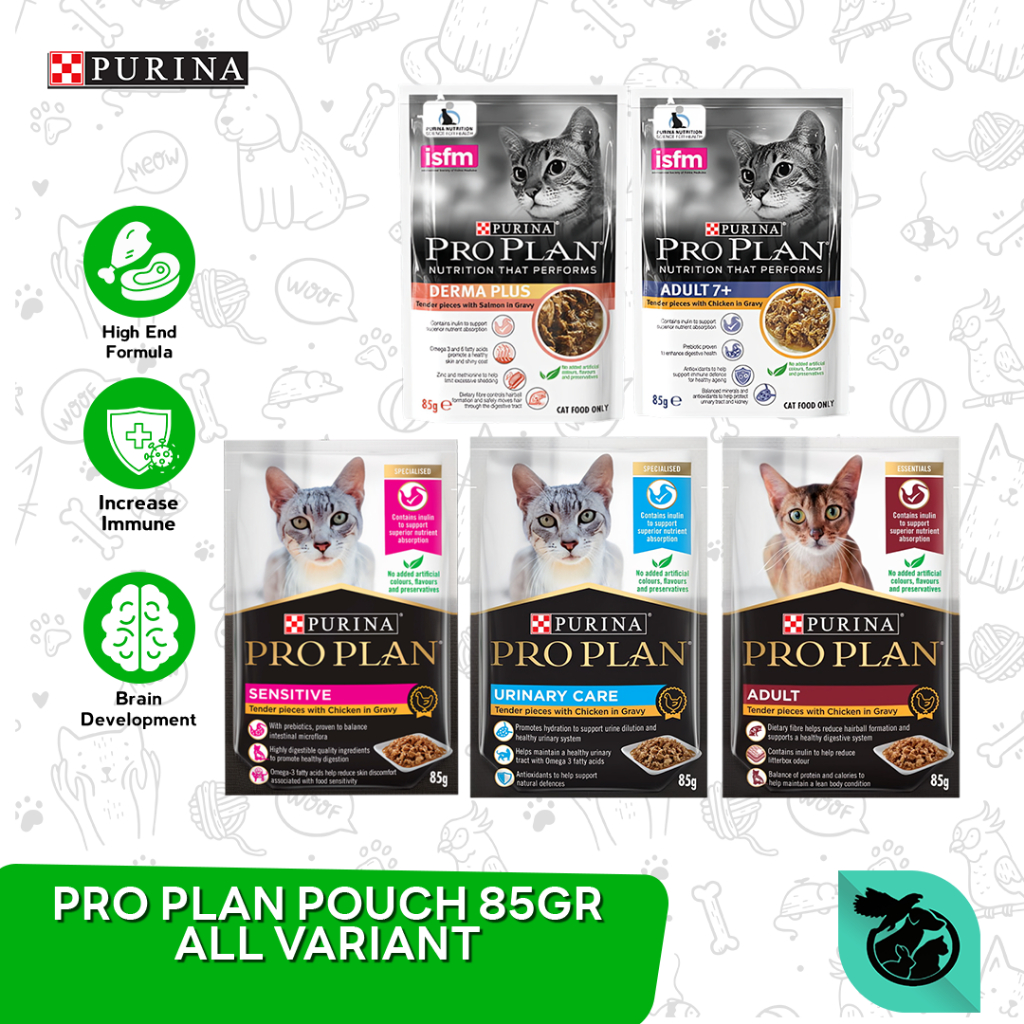 Jual Makanan Kucing Basah Proplan Pouch 85gr Wet Cat Food Proplan ...