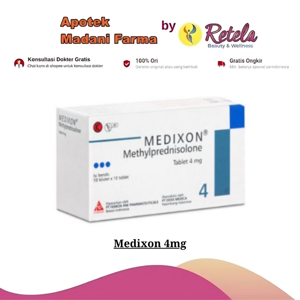 Jual MEDIXON 4MG 1 STRIP 10 TABLET ORIGINAL | Shopee Indonesia