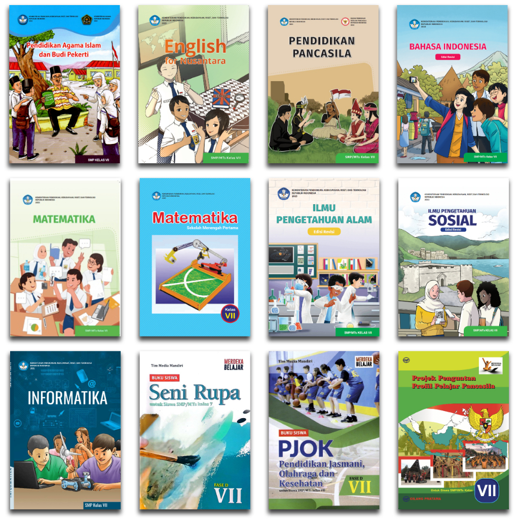 Jual BUKU PAKET KELAS 7 SMP/MTS KURIKULUM MERDEKA / KURIKULUM PENGGERAK | Shopee Indonesia