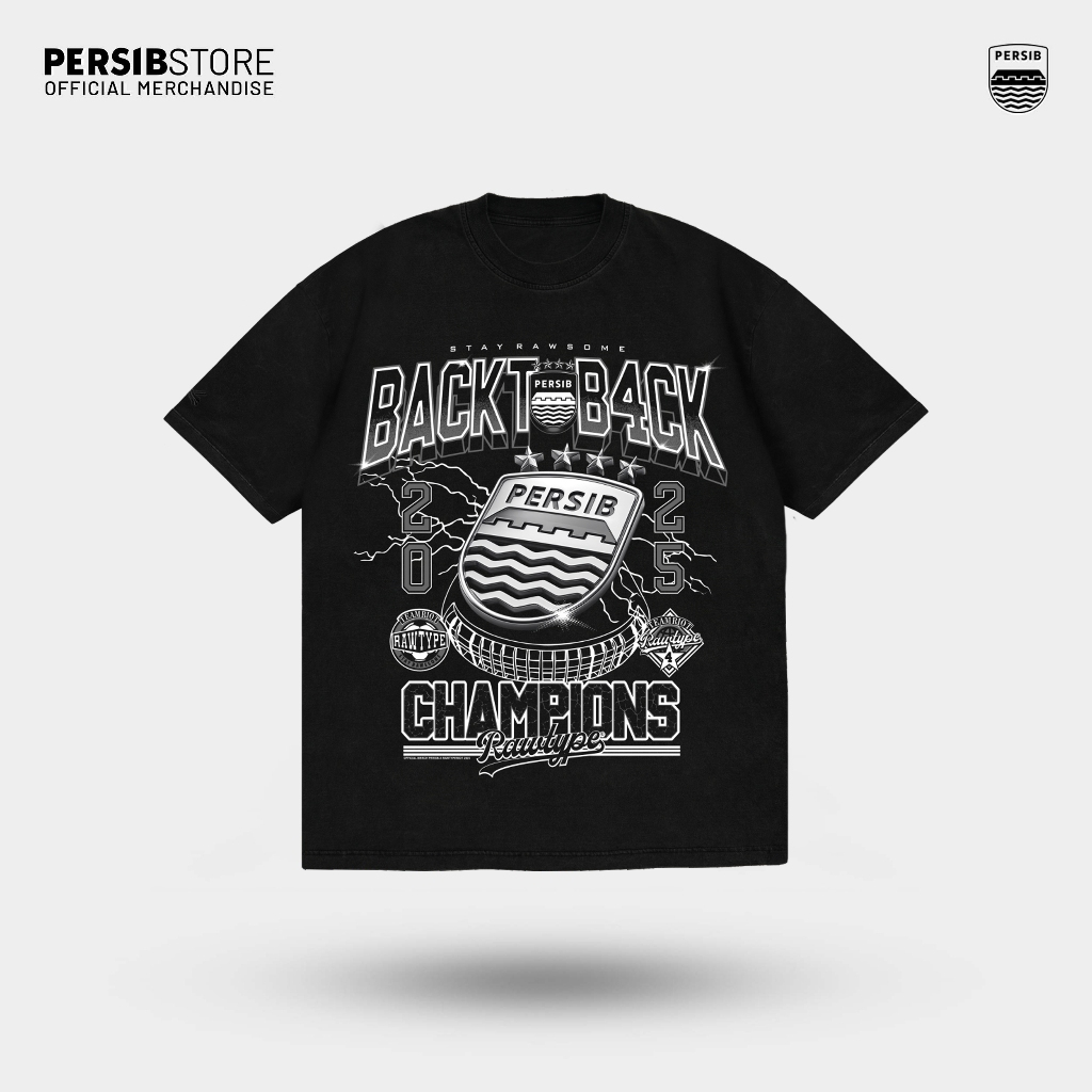 Jual PERSIB X RTR BACK TO BACK TEE - BLACK | Shopee Indonesia