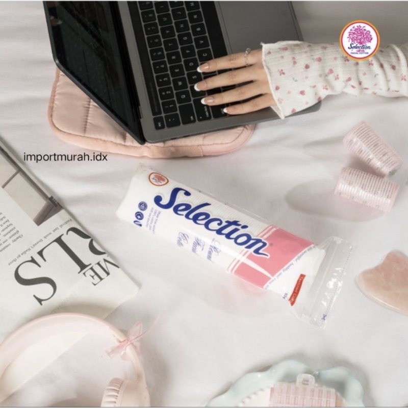 Jual KAPAS SELECTION ROUND FACIAL COTTON 80 (OVAL 80) (KAPAS BULAT ...