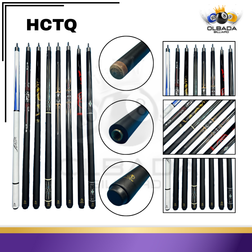Jual HCTQ Stick Billiard Carbon New Cue / Stick Play / Stik Billiard ...