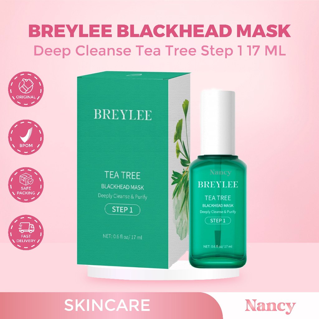 Jual BREYLEE STEP 1 BLACKHEAD MASK DEEP CLEANSE TEA TREE MASKER ...