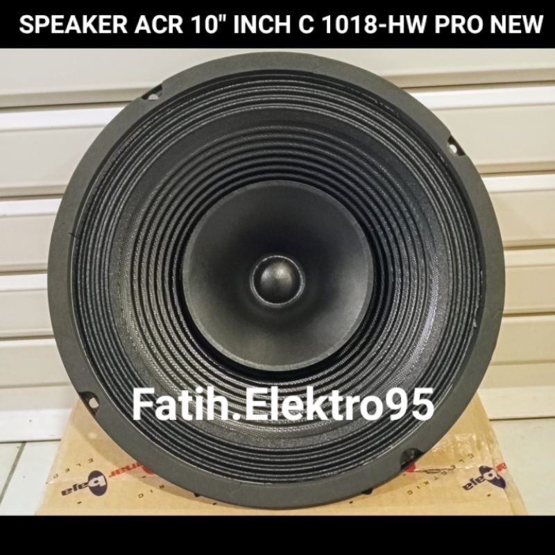 Jual speaker 10 inch middle vocal ACR C 1018-HW ACR PRO NEW full range ...