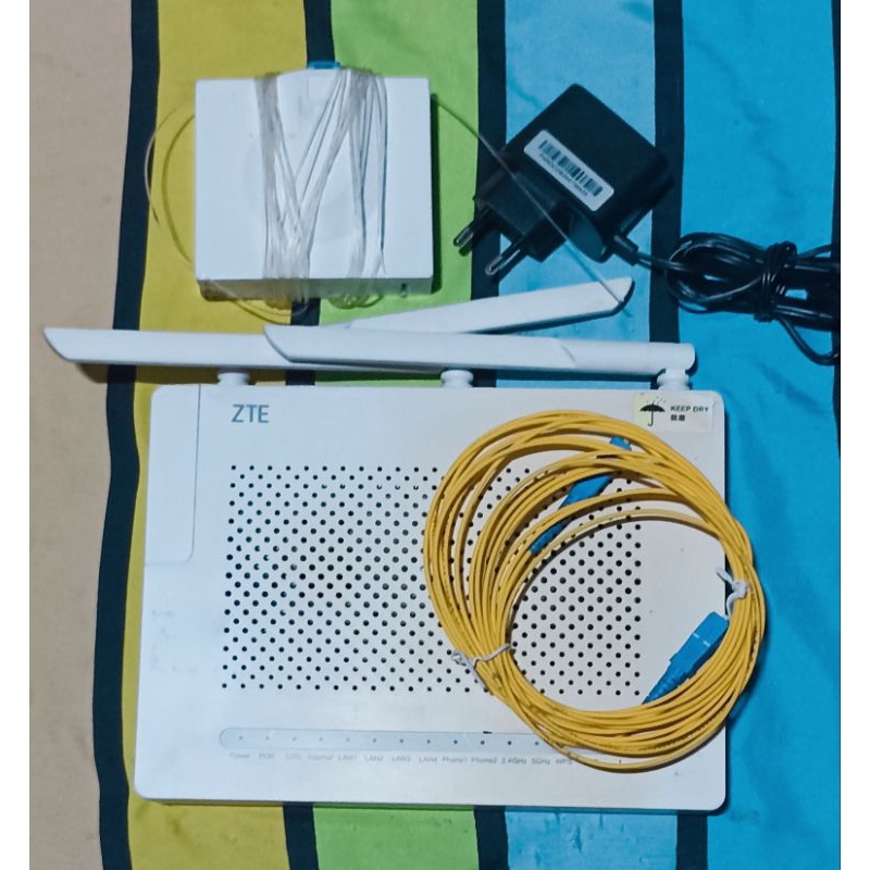 Jual ZTE F670 Premium Dualband Port Biru | Shopee Indonesia