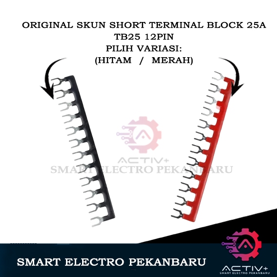 Jual ORIGINAL SKUN JUMPER 25A 12PIN ( untuk TB25 terminal block 25A ...