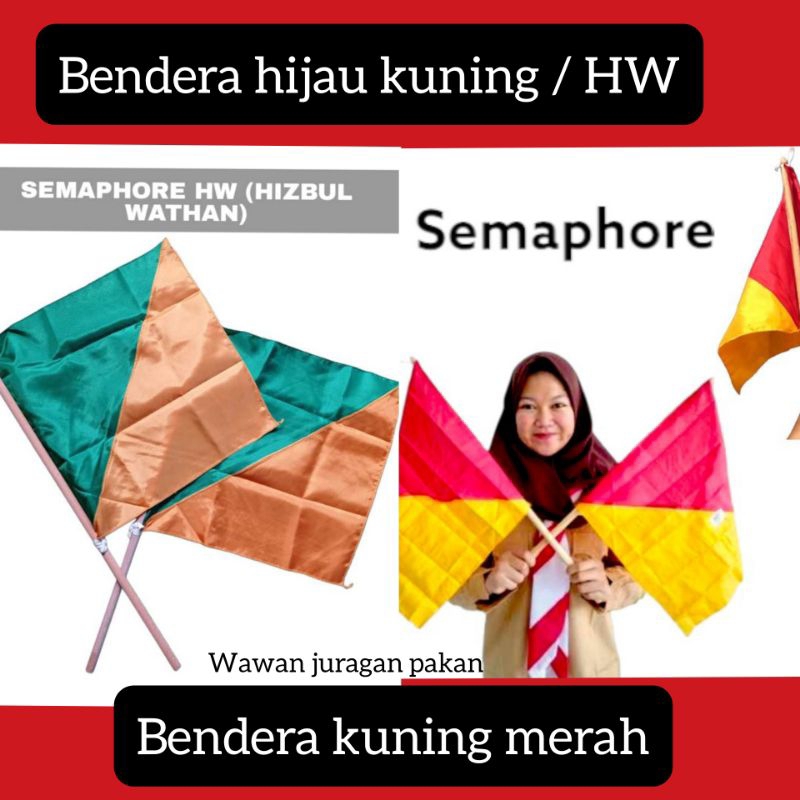 Jual Bendera Smapur HW + stik / Bendera Simapur + stik / stik semapur ...