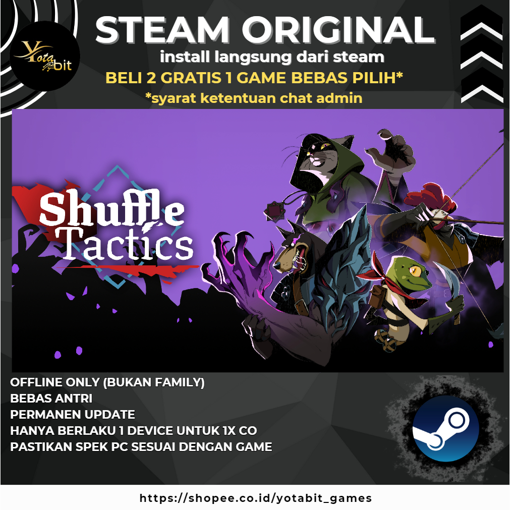Jual Shuffle Tactics PC Game Original Offline | Shopee Indonesia