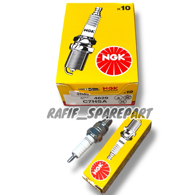Jual ORIGINL BUSI NGK C6/7HSA MODEL BARU / C7HSA BUSI PENDEK ORIGINAL ...