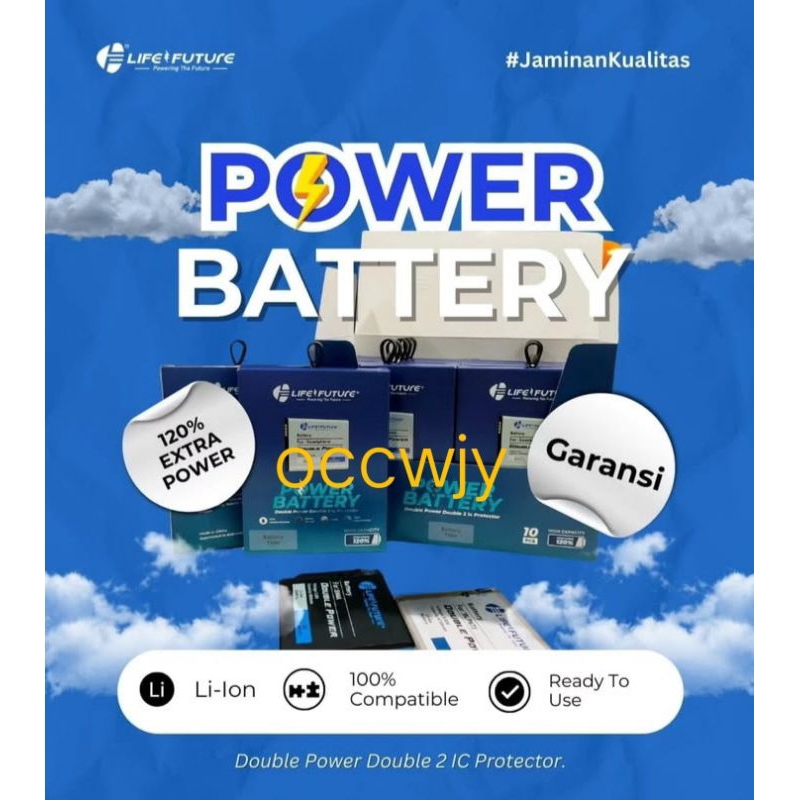 Jual baterai life future xiaomi BN5E/redmi note 11 pro 5G/12 pro 4G ...