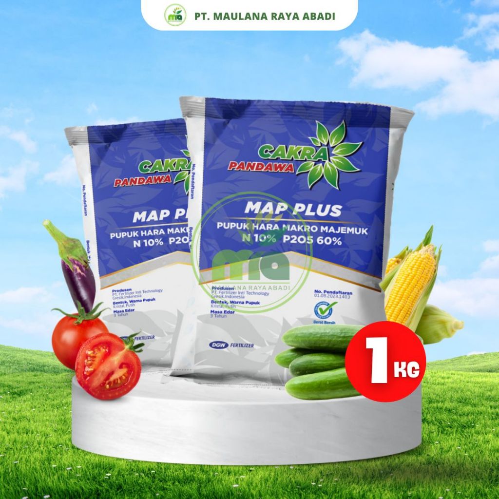 Jual Pupuk MAP PLUS DGW Kemasan 1 kg | Maulana Raya Abadi | Shopee ...