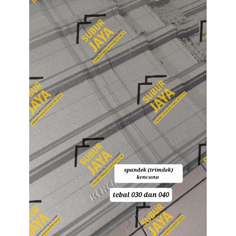 Jual [ATAP] SPANDEK GALVALUM /trimdek Kencana tebal 030 | Shopee Indonesia