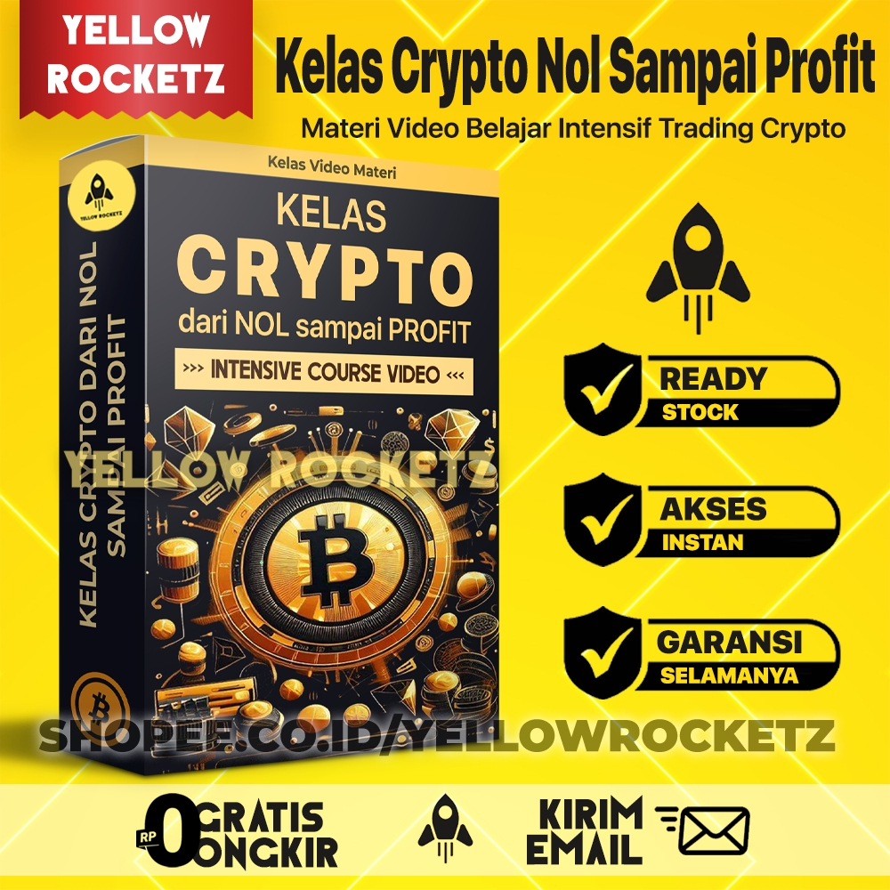 Jual Kelas CRYPTO dari NOL sampai PROFIT - Materi Video Belajar Intensif Trading Crypto ...