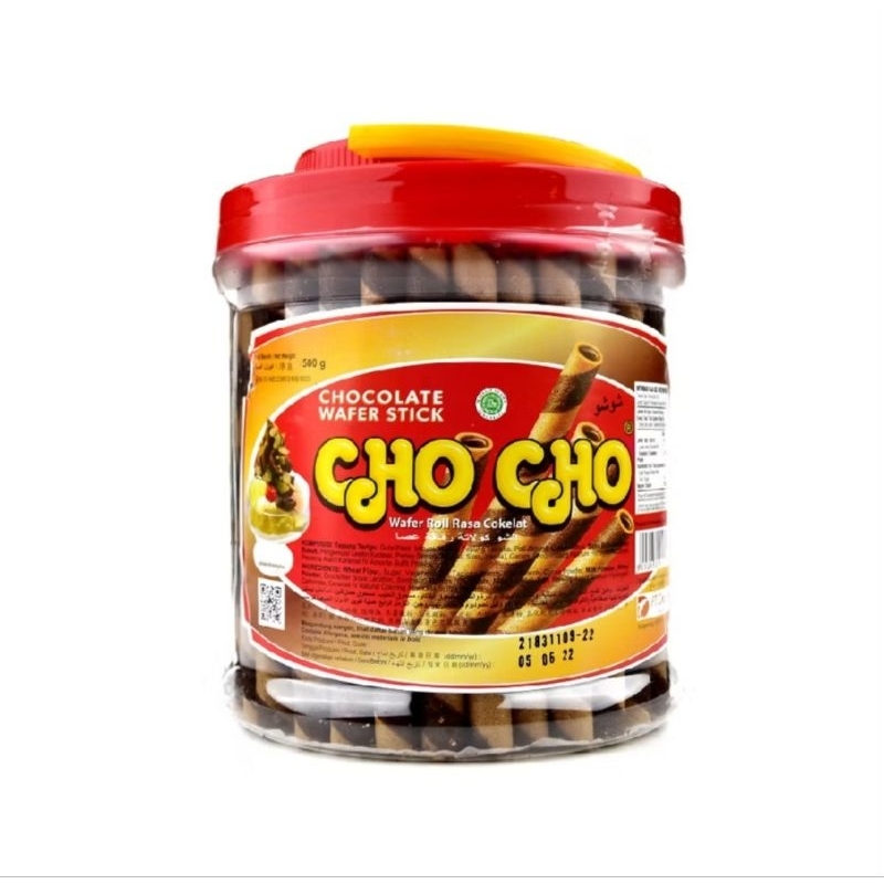 Jual Cho Cho Chocolate Wafer Roll Stick 500gr | Shopee Indonesia