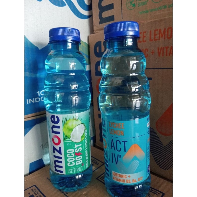 Jual Mizone isotonik Cocobost & act iv'' 500 ml | Shopee Indonesia