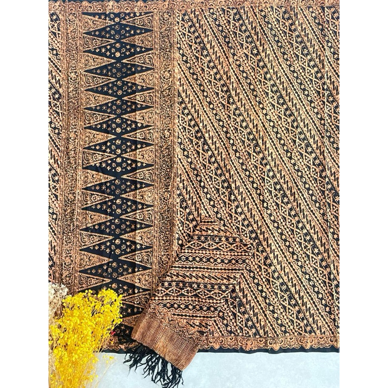 Jual kain batik paris cap sarung selendang sogan remekan | Shopee Indonesia