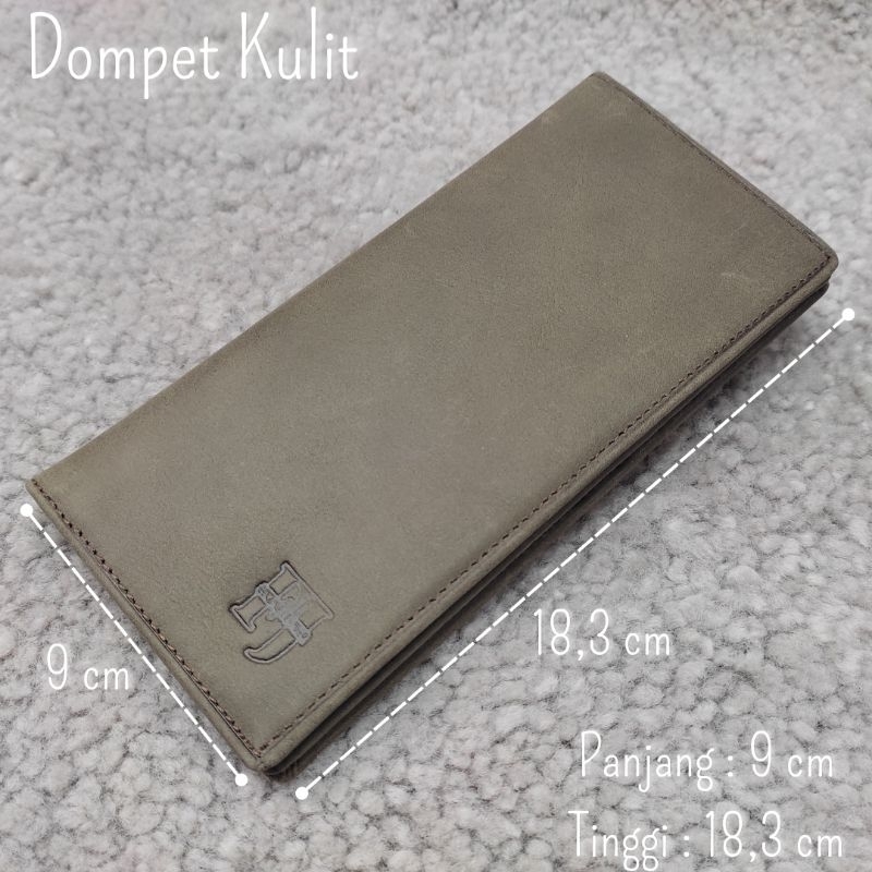 Jual Dompet Kulit Asli Lipat Panjang Pria / Wanita | Shopee Indonesia