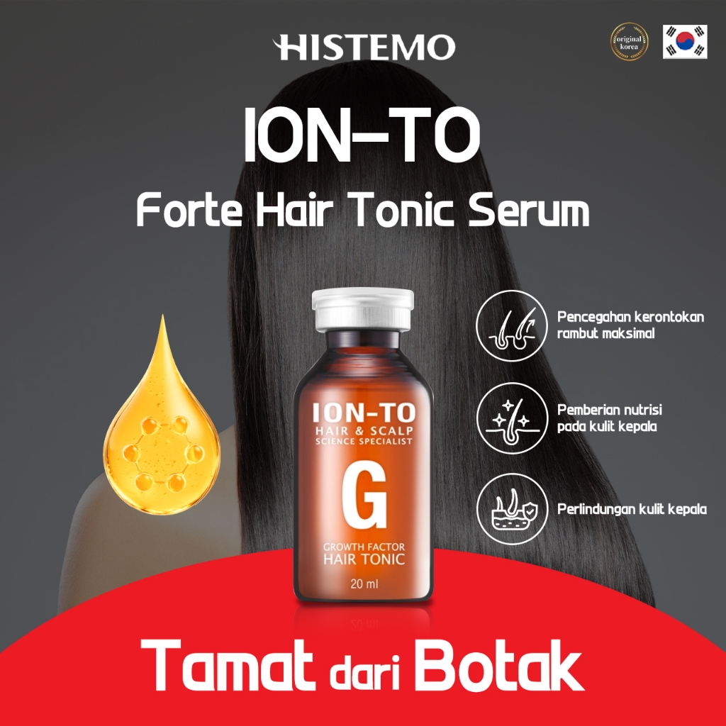 Jual HISTEMO ION-TO G FORTE HAIR TONIC Serum (Penumbuh Rambut / Anti ...