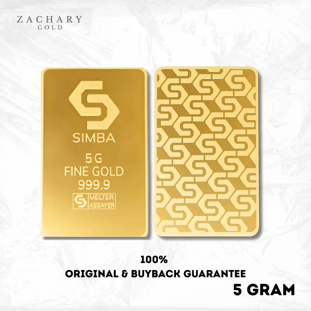 Jual SIMBA Emas Logam Mulia 5 Gram Gold Bar - LM Batangan Sertifikat ...