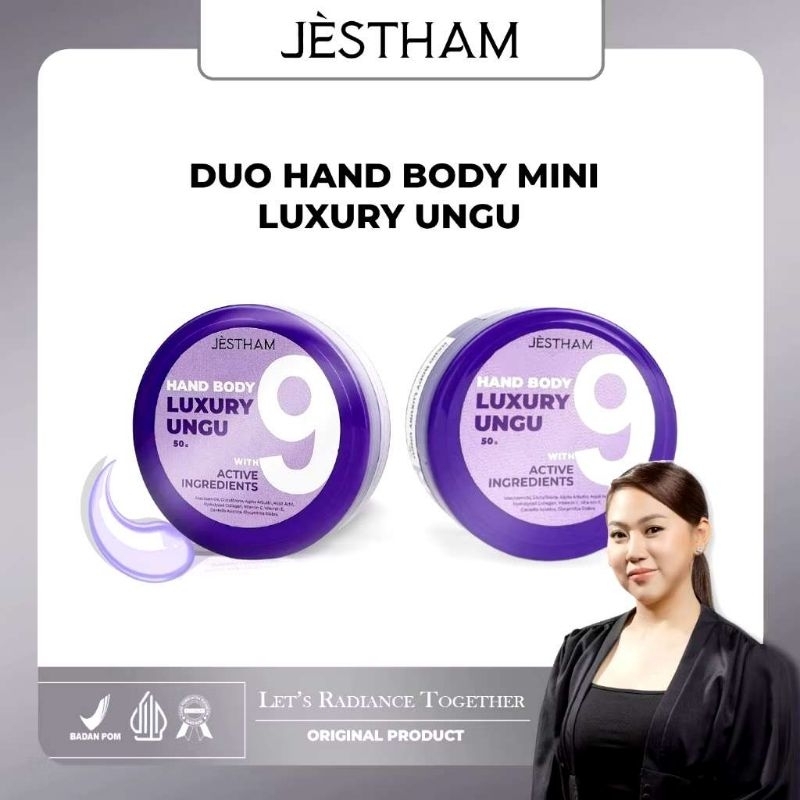 Jual Jestham Duo handbody luxury unggu 50 ml | Shopee Indonesia
