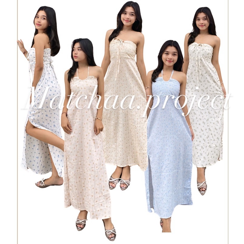 Jual DRESS SUMMER AQILA Casual Pesta Gaun Baju Wanita Panjang | Shopee ...
