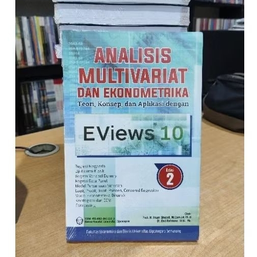 Jual BUKU ANALISIS MULTIVARIAT DAN EKONOMETRIKA TEORI KONSEP DAN APLIKASI DENGAN EVIEWS 10 ...