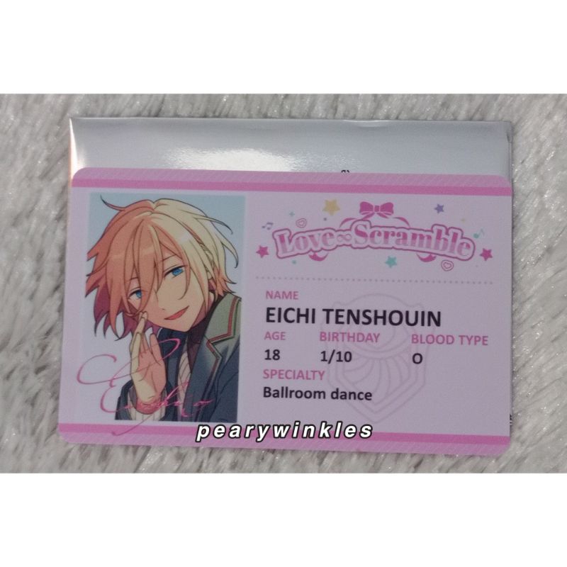 Jual Ensemble Stars CN Love Scramble ID Card - Eichi Tenshouin (Ready ...