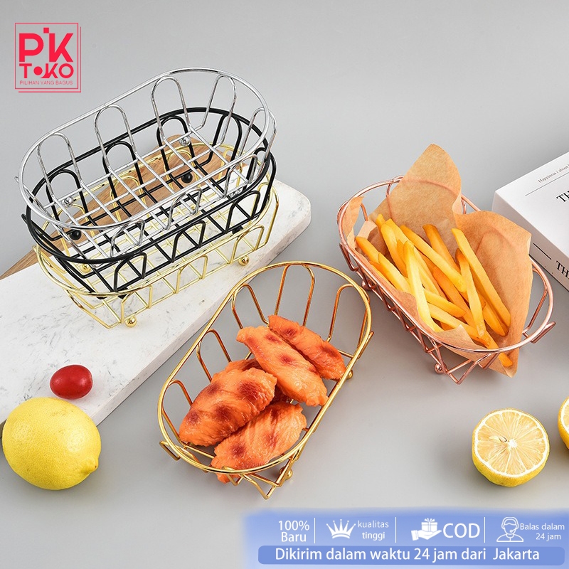 Jual Keranjang French Fries Keranjang Holder Kentang Wadah Tempat ...
