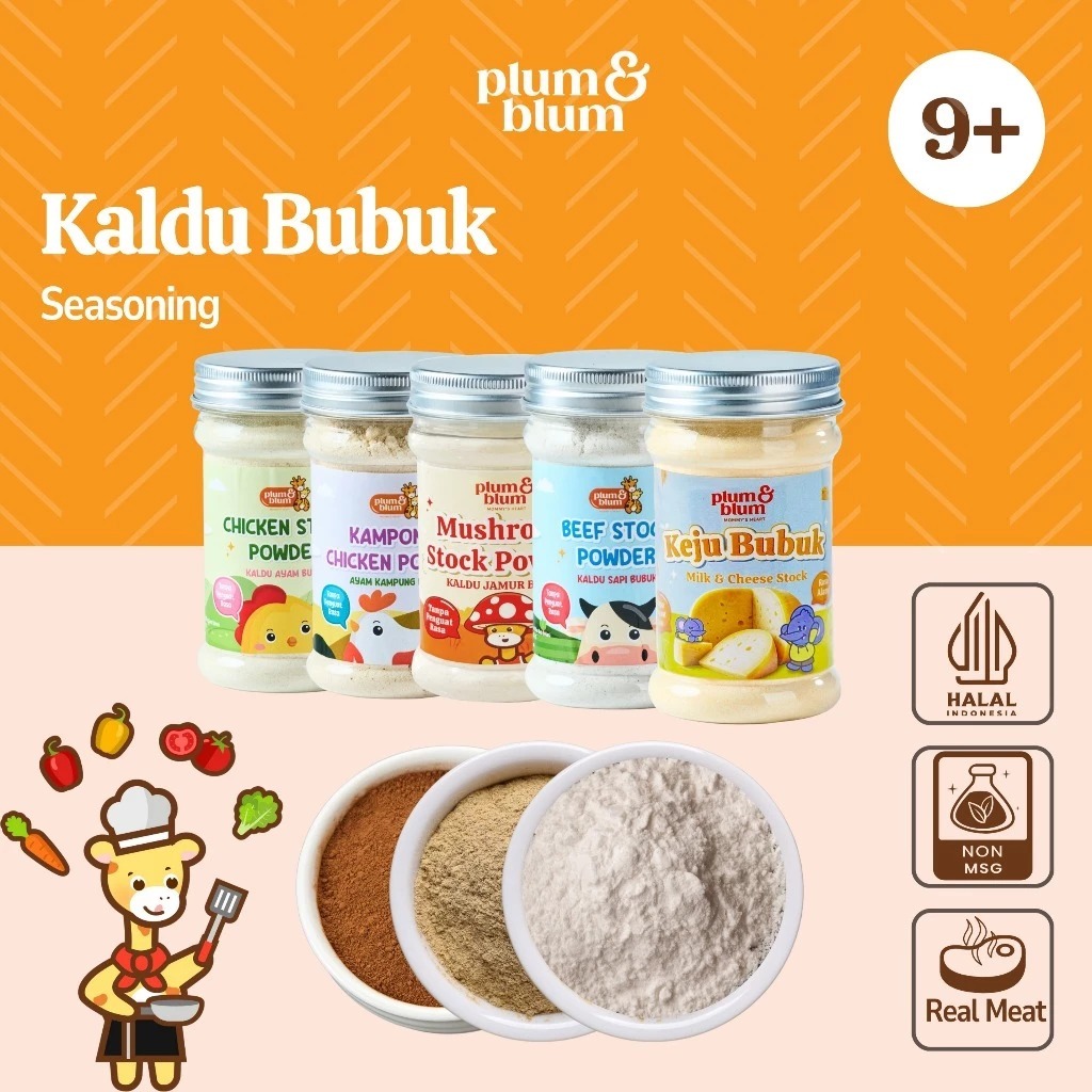 Jual Plum & Blum Kaldu MPASI 100gr - Kaldu Sapi, Ayam & Jamur Alami ...