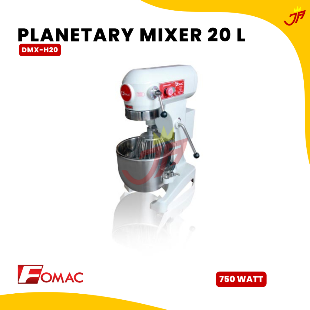 Jual FOMAC Planetary Mixer DMX-H20/Mixer Adonan Roti Kap 20Liter/Mixer ...