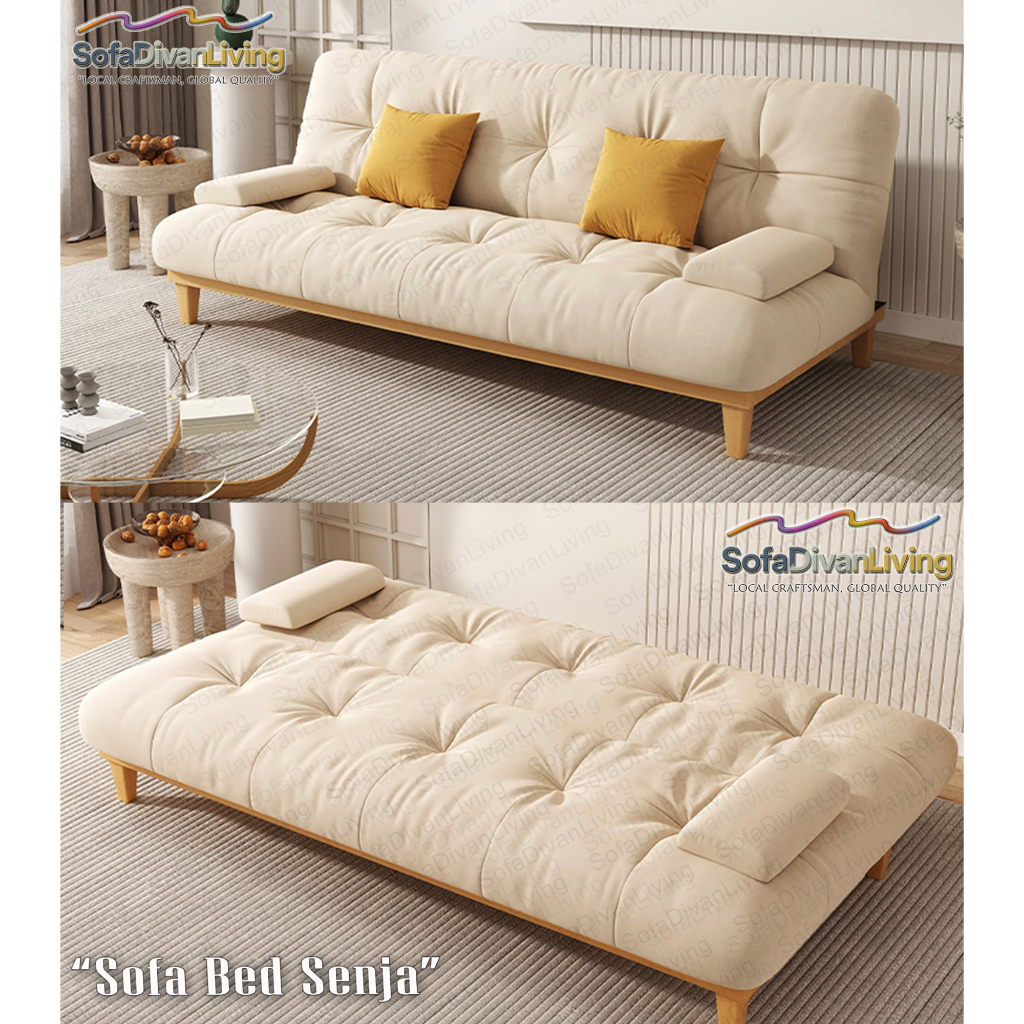Jual Sofa Lipat Minimalis Modern – Sofa Bed Senja, Desain Elegan ...