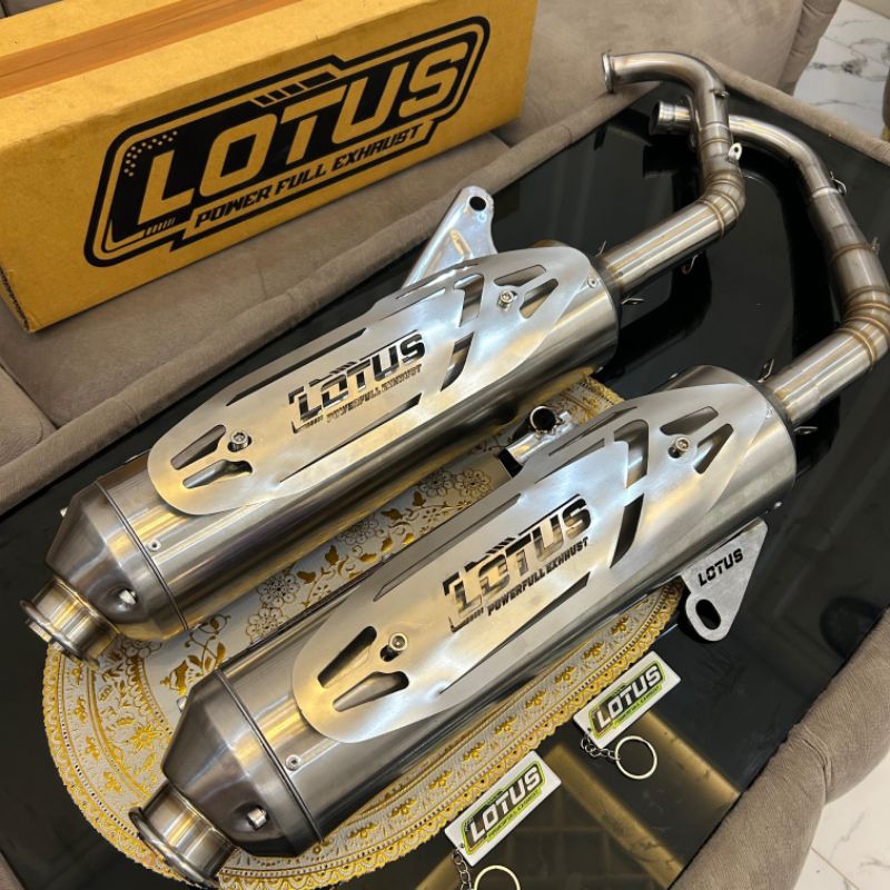 Jual knalpot MONCONG SHIJIRO KENOCHI TAMENG STAINLESS ORIGINAL LOTUS ...