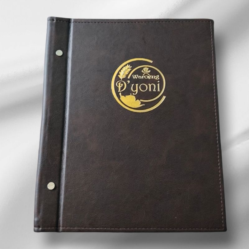 Jual sampul buku menu custom logo ukuran isi a4 | Shopee Indonesia
