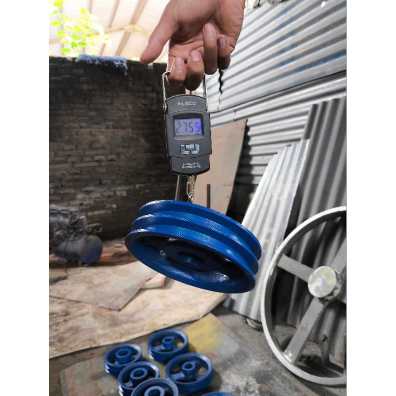 Jual PULLEY B2 7 INCH ASS BESAR BESI COR | Shopee Indonesia