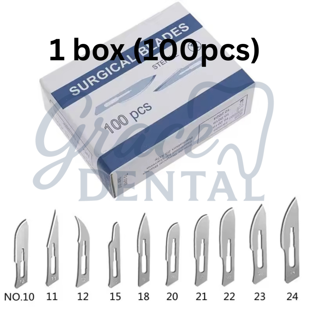 Jual 100 pcs Surgical Blade Pisau Bedah Operasi Sterile Knife Bisturi ...