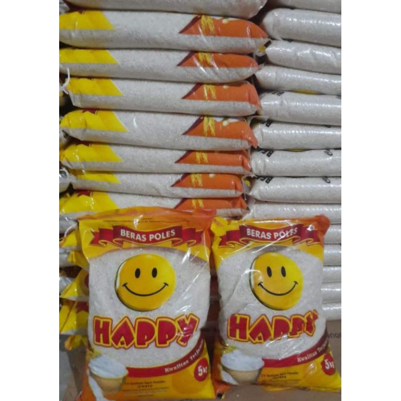 Jual Beras Happy kuning 5kg | Shopee Indonesia