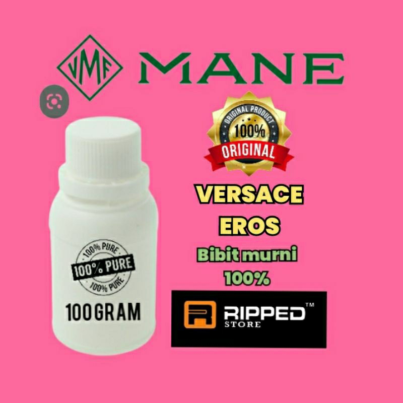 Jual (100ml) bibit parfum murni versace eros by Mane original | Shopee ...