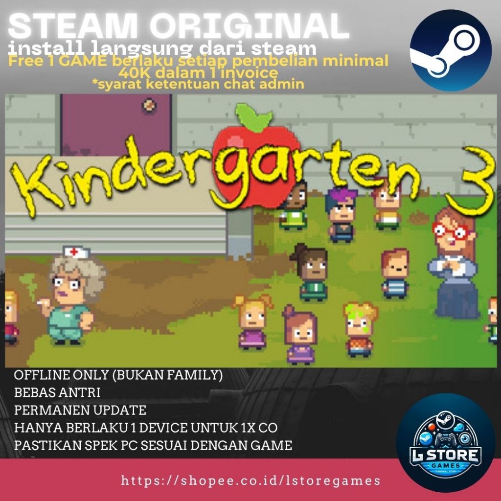 Jual Kindergarten 3 Game PC Original Offline | Shopee Indonesia