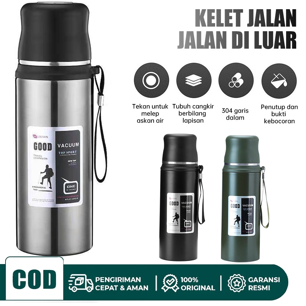 Jual Termos Kapasitas Besar 1 Liter Termos Air Panas panas termos ...
