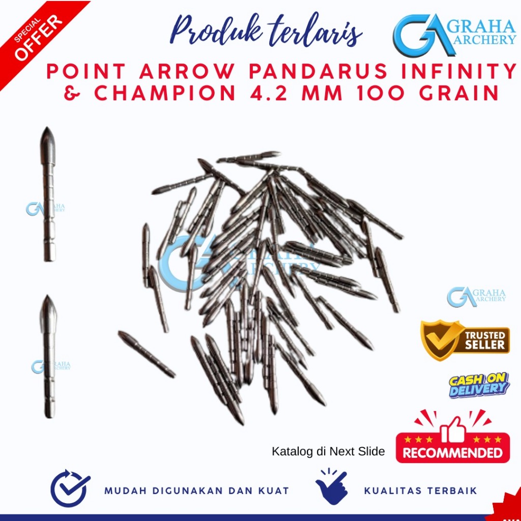 Jual POINT ARROW PANDARUS INFINITY & CHAMPION 4.2 MM | Shopee Indonesia