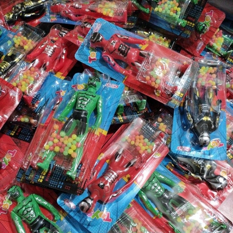 Jual Permen Mainan Transpormen Paket isi 10 pcs Mix | Shopee Indonesia
