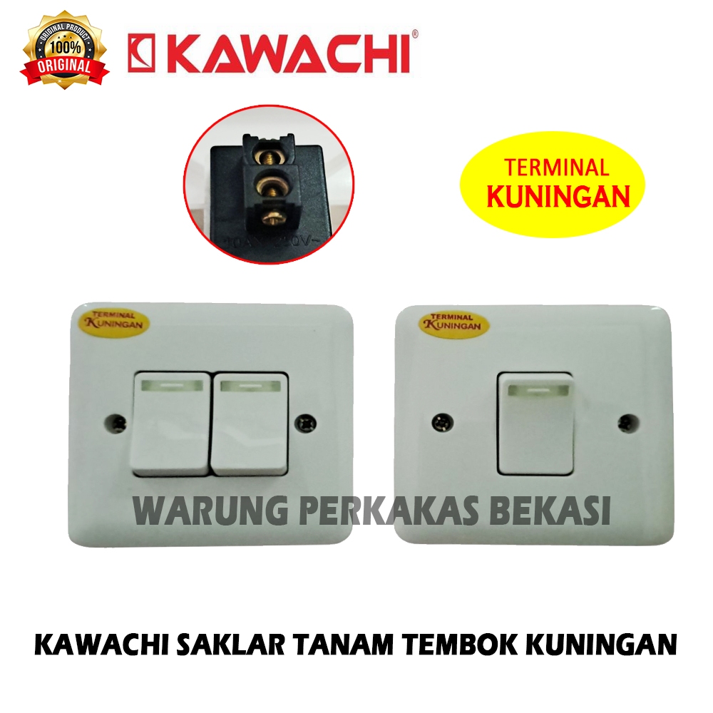 Jual Saklar Engkel Single / Double Inbow Saklar Seri 2 1 Tombol Tanam ...