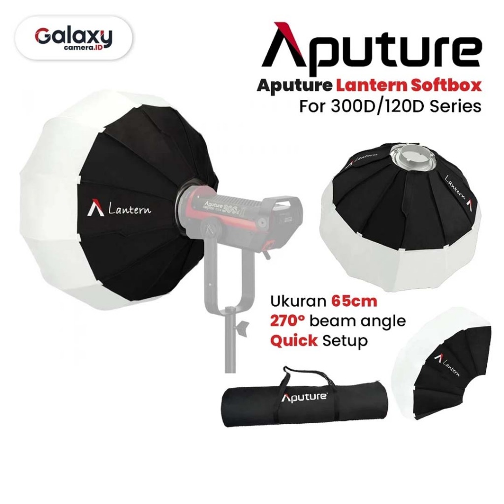 Jual Aputure Lantern Softbox For 300D/120D Series Garansi Resmi ...
