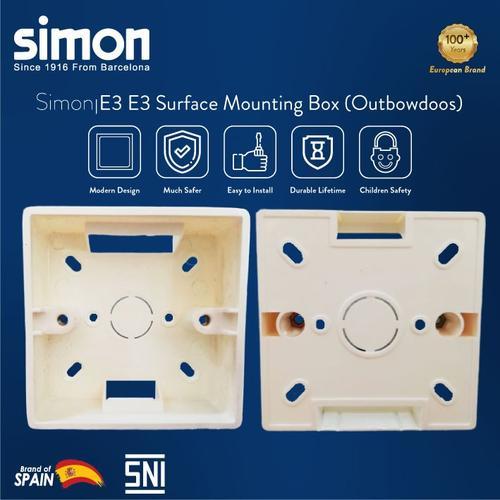 Jual OUTBOW DUS SIMON E3 SURFACE MOUNTING BOX 45DH87 | Shopee Indonesia