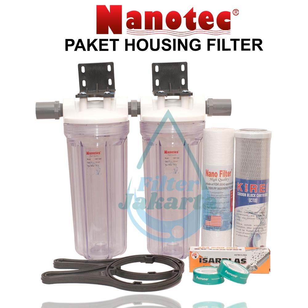 Jual Paket Hemat 2 Housing Filter Nanotec CLEAR | Shopee Indonesia