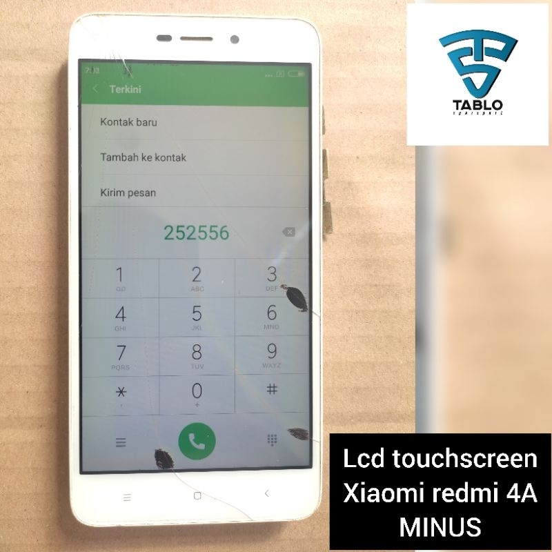 Jual LCD touchscreen Xiaomi redmi 4A retak normal | Shopee Indonesia