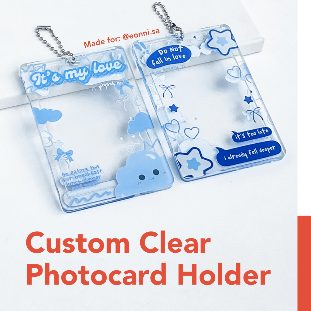 Jual Clear Photocard Holder / PC Holder (Sisi Transparan) - Jasa Print ...